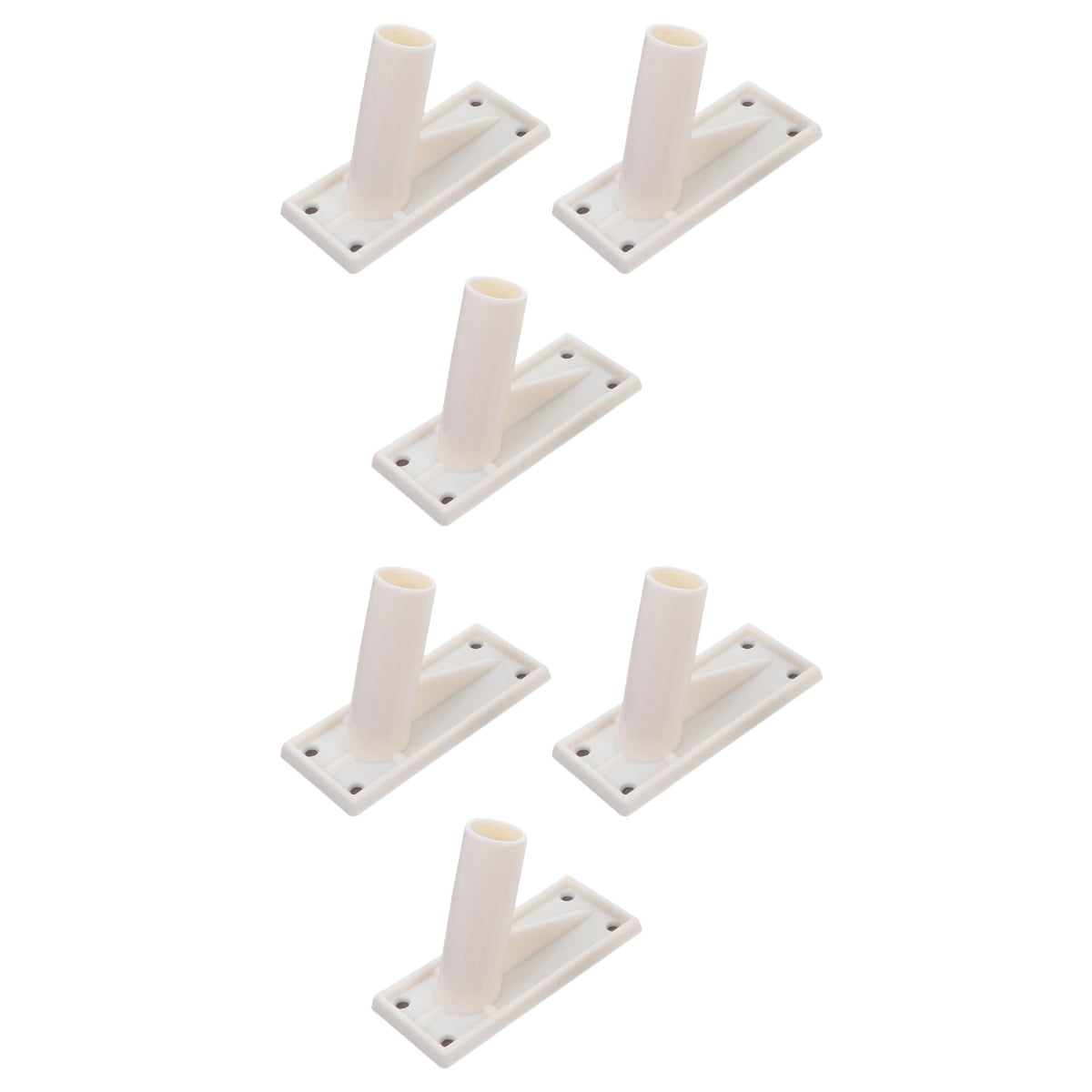 Worgeous 2pcs 3 Flag Pole Holder Bracket Self- Adhesive Multi Position ...