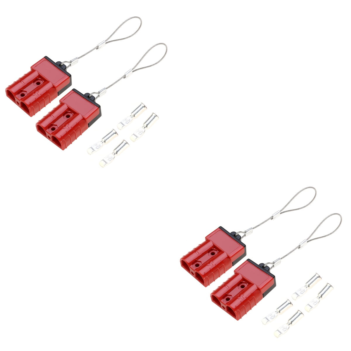 Worgeous 2pcs 50A Battery Quick Connect Wire Harness Disconnect ATV ...