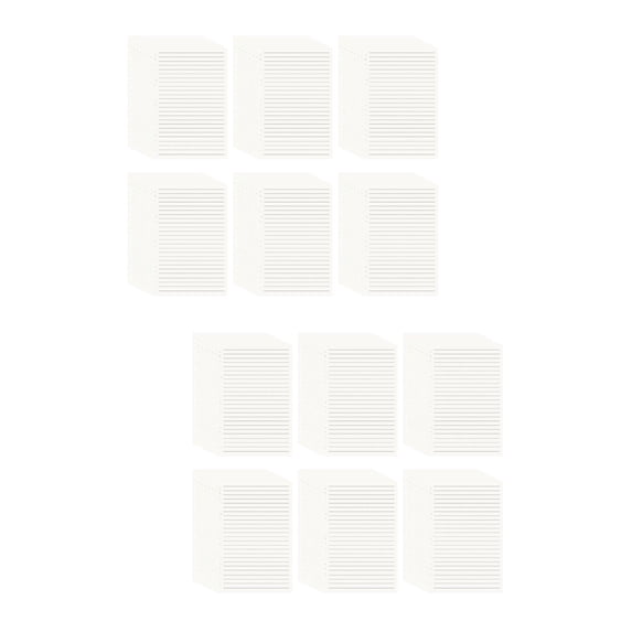 Worgeous 2pcs 6 Books of Notepad Replacement Refills Loose Leaf ...