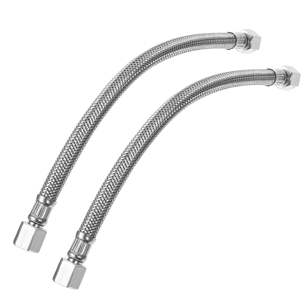 Worgeous 2pcs Air Compressor Flexible Hose Replacement Exhaust Aluminum ...