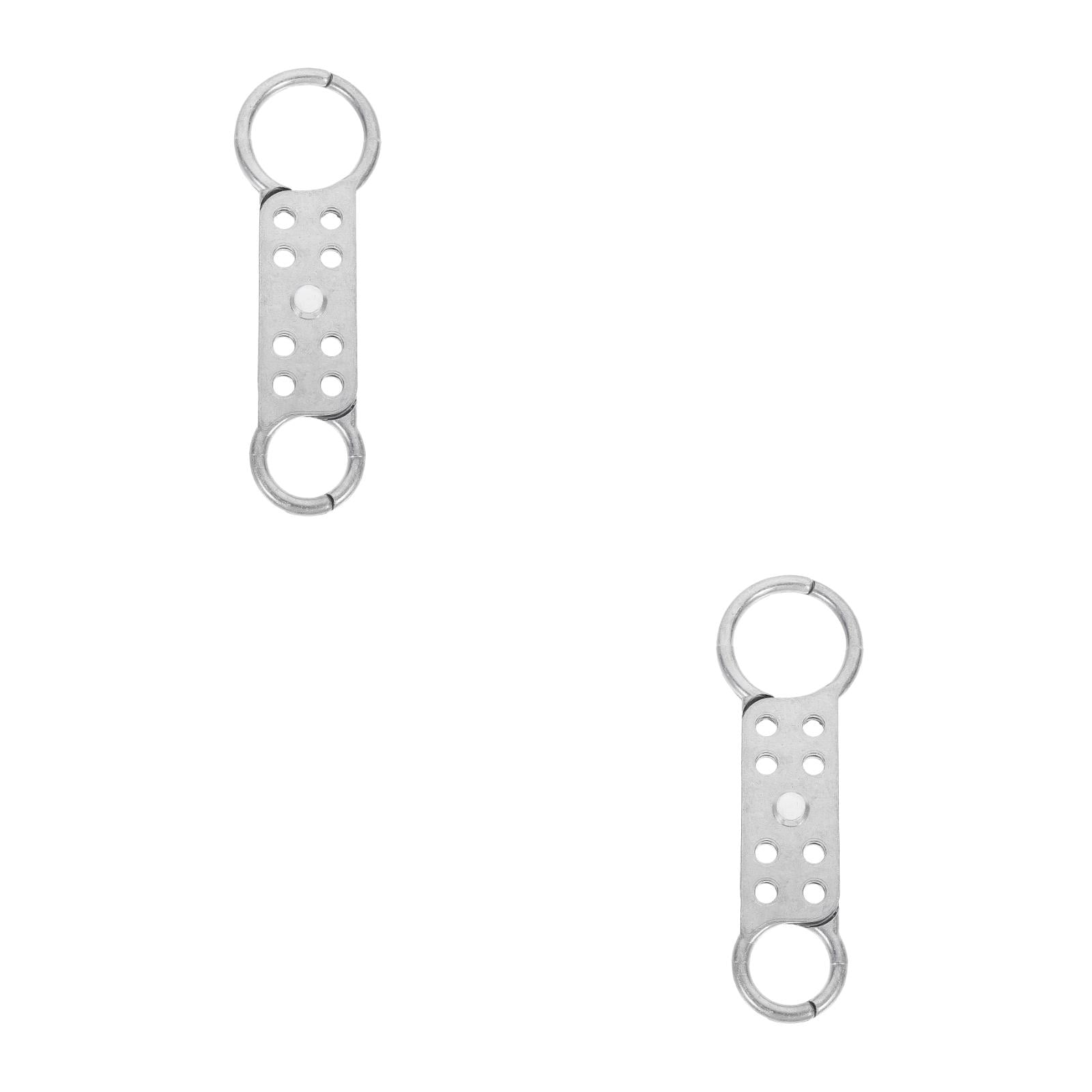 Worgeous 2pcs Aluminum Lock 8 Holes Hasp Lockout Tag Out Hasp Device ...