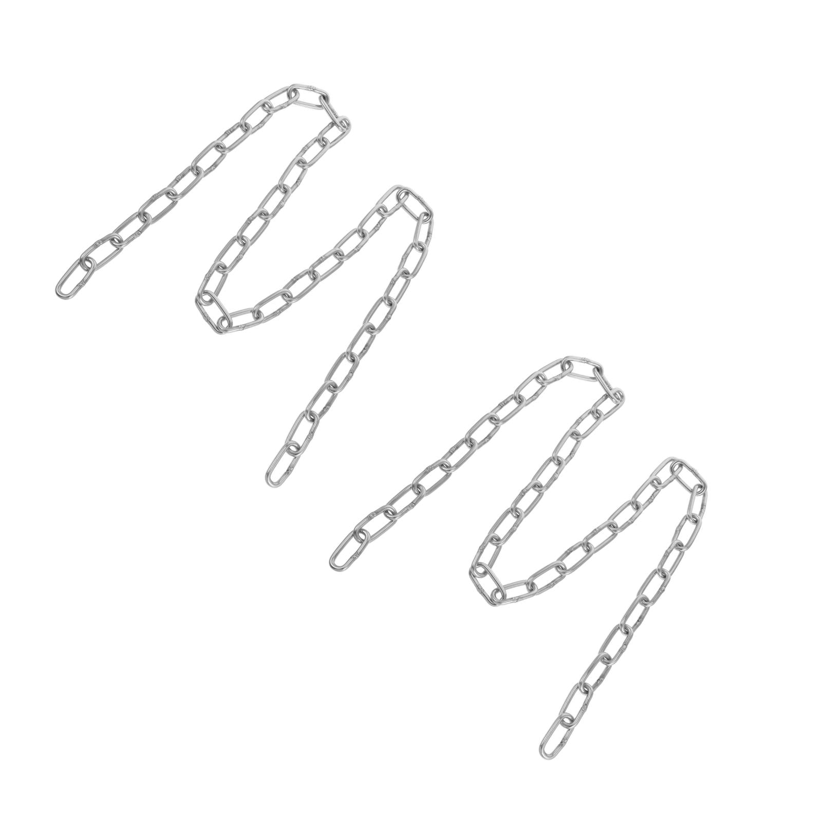 Worgeous 2pcs Anchor Chain Stainless Steel Chain Chain Shackle Anchor ...