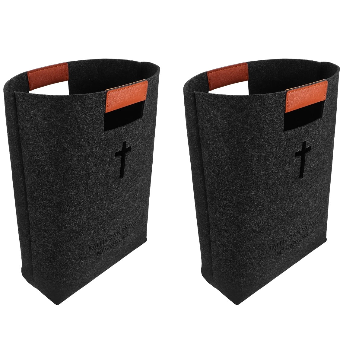 Worgeous 2pcs Bible Bag Felt Bag Bible Carrying Bag Felt Tote Grocery ...