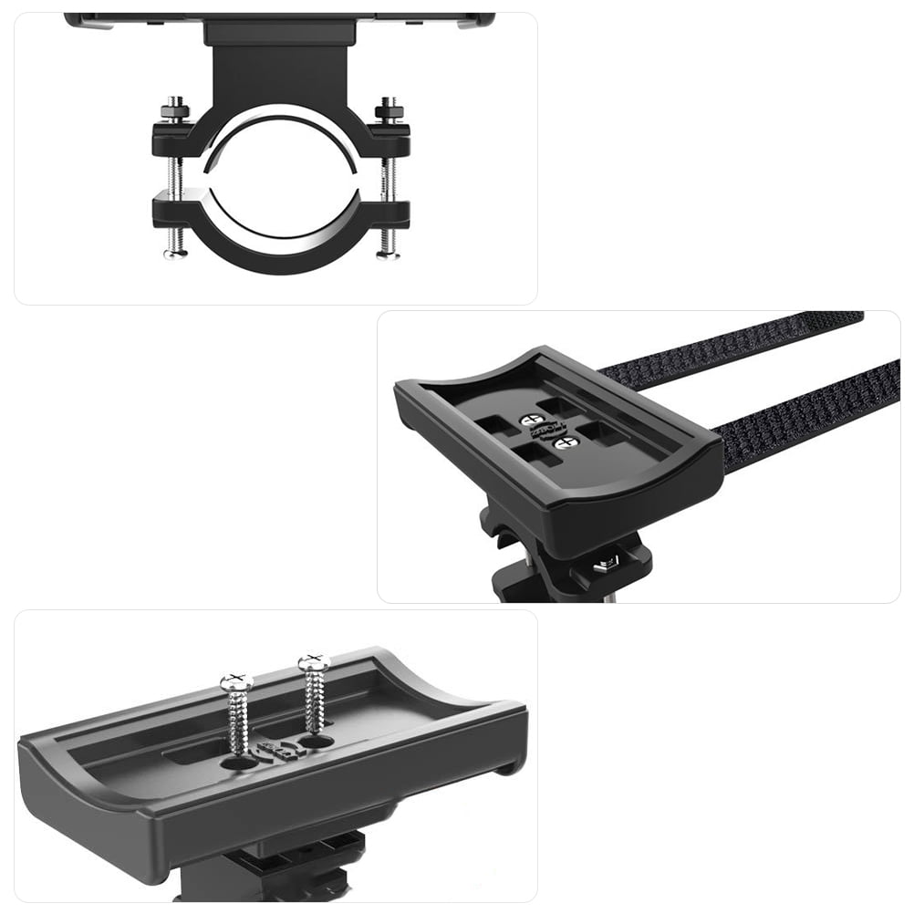 Worgeous 2pcs Bike Light Mount Flashlight Holder Torch Clip Holder Bike ...