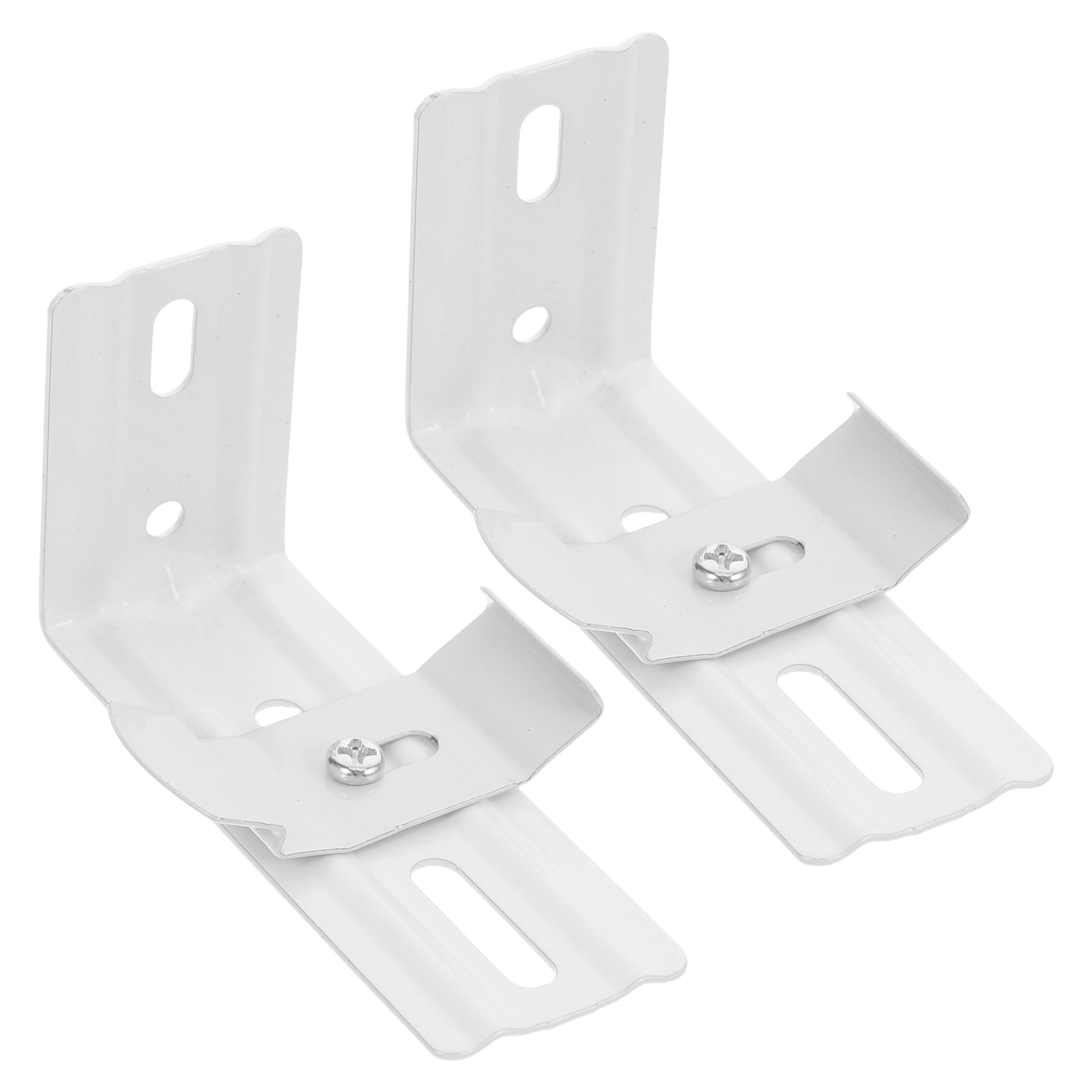 Worgeous 2pcs Blind Brackets L-Shaped Bracket Clips Curtain Bracket ...