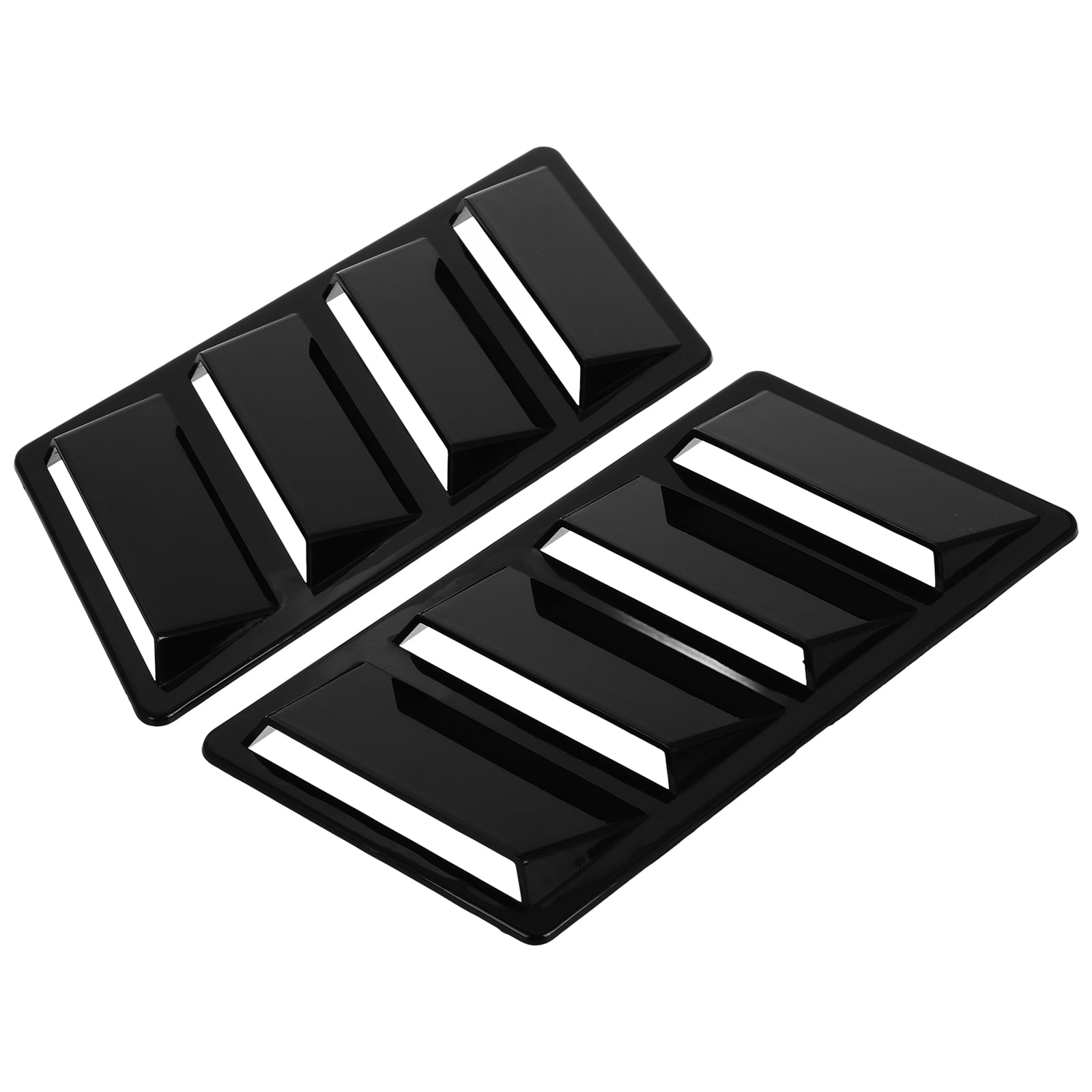 Worgeous 2pcs Car Bonnet Scoop Universal Engine Hood Vents Cover Engine ...