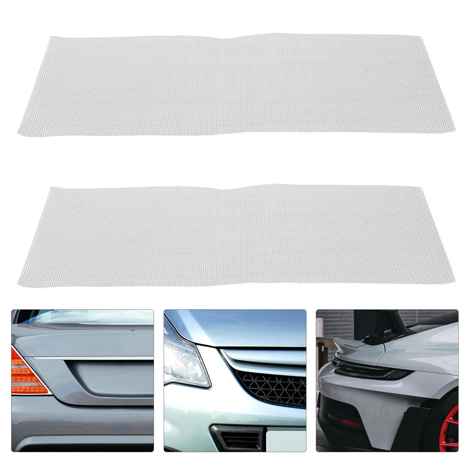 Worgeous 2pcs Car Bumper Repair Kit Stainless Steel Mesh Reinforcing ...