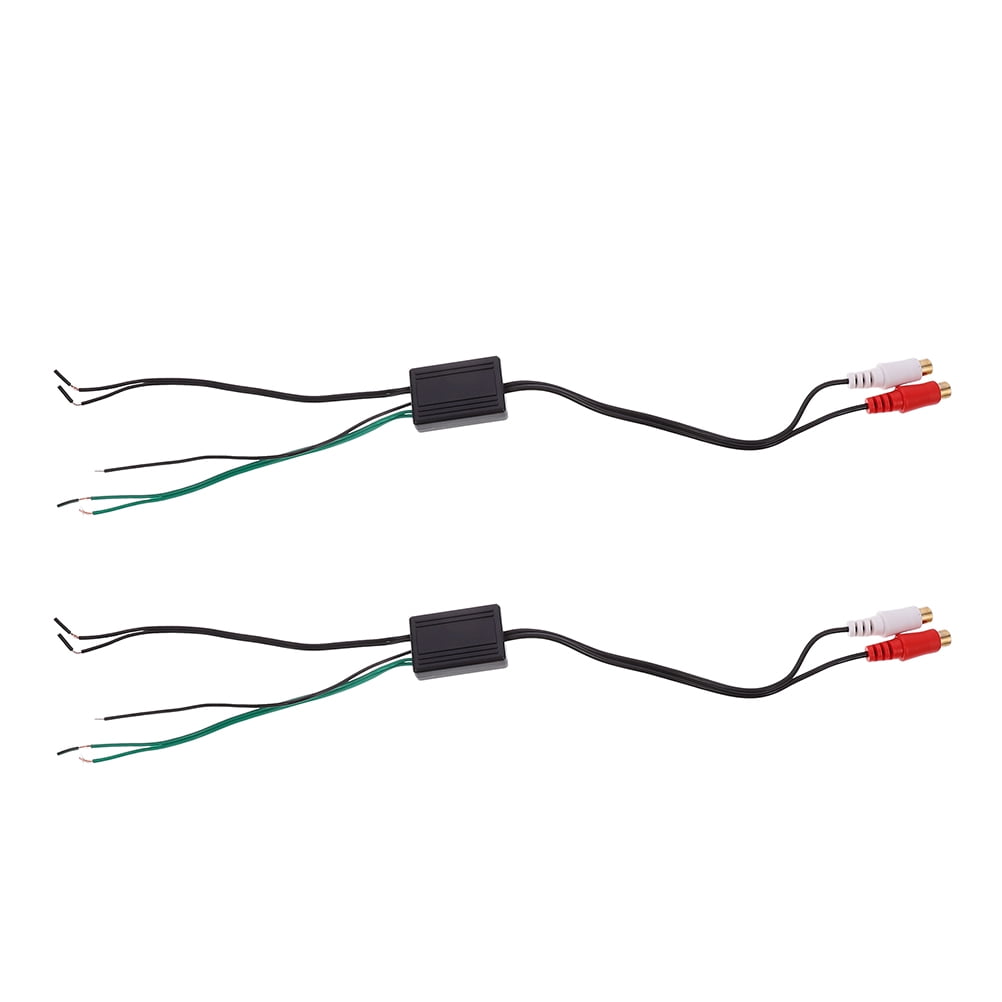 Worgeous 2pcs Car Speakers Audio Adapter Cable Accessories Speakers ...