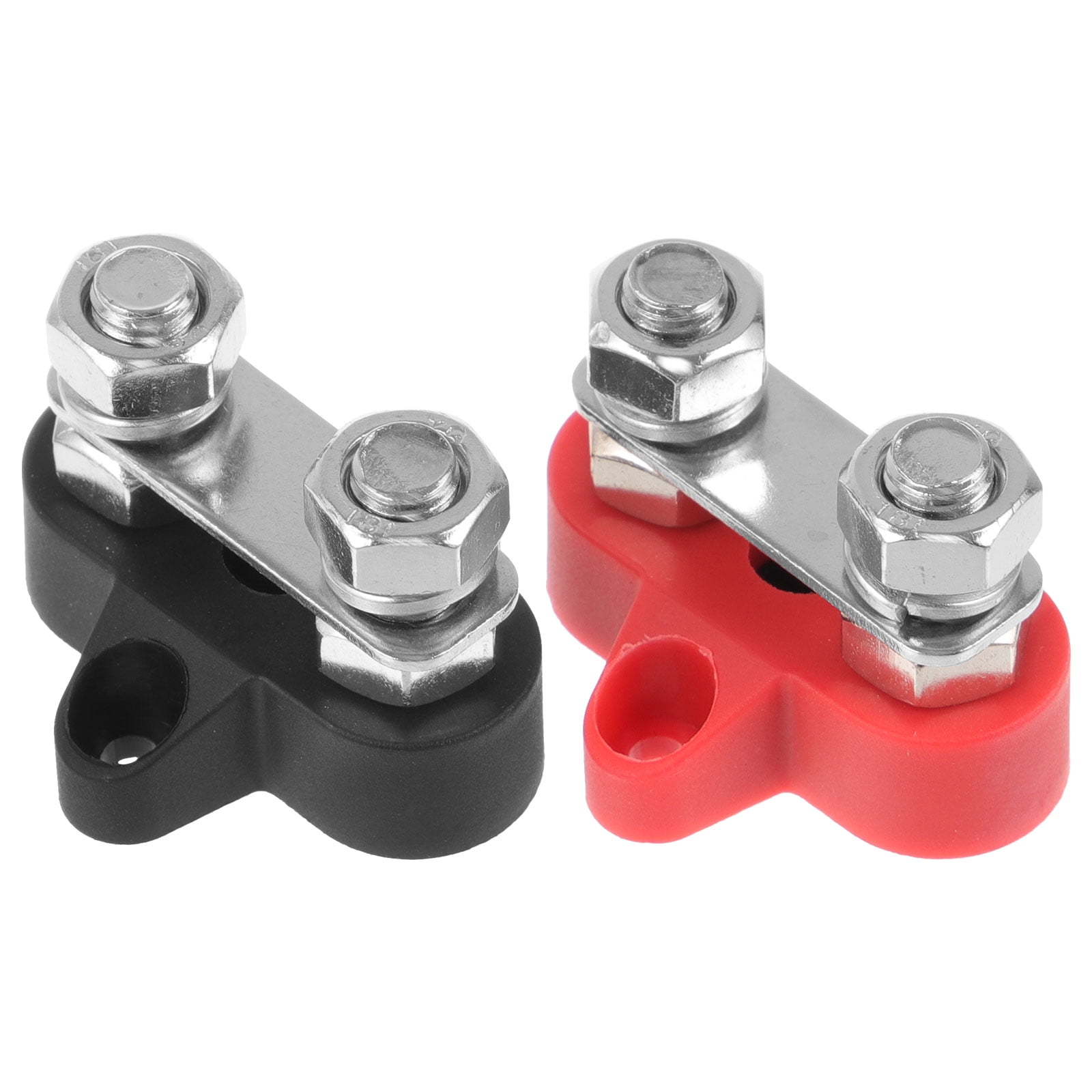 Worgeous 2pcs Car Terminal Strip Battery Terminal Distribution Block ...