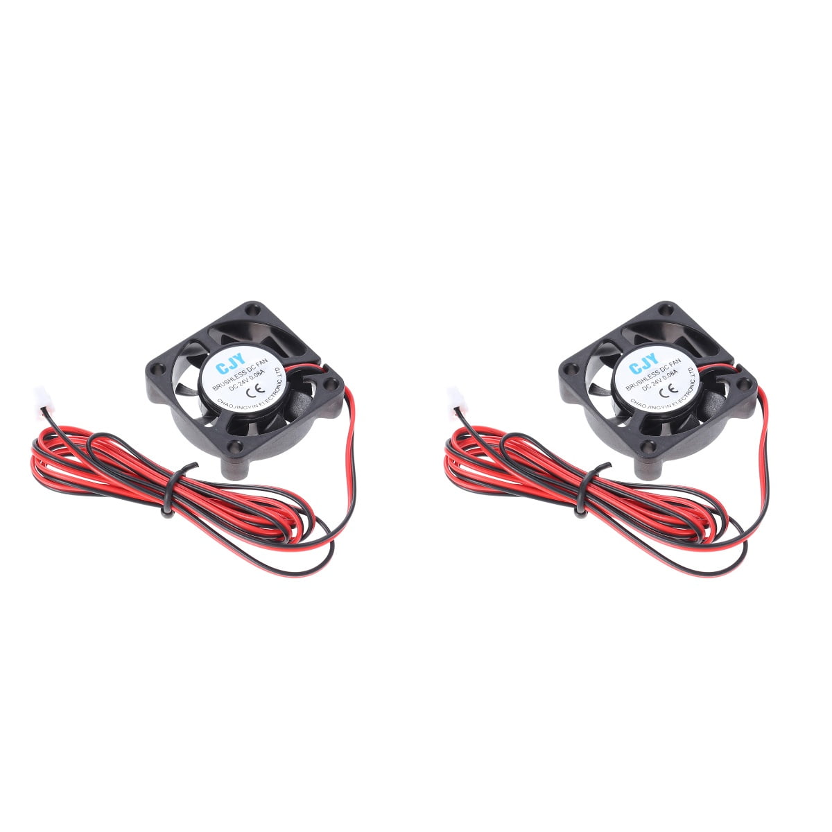 Worgeous 2pcs DC 24V 4010 Mini Cooling Brushless Fan 40x40x10mm Small ...