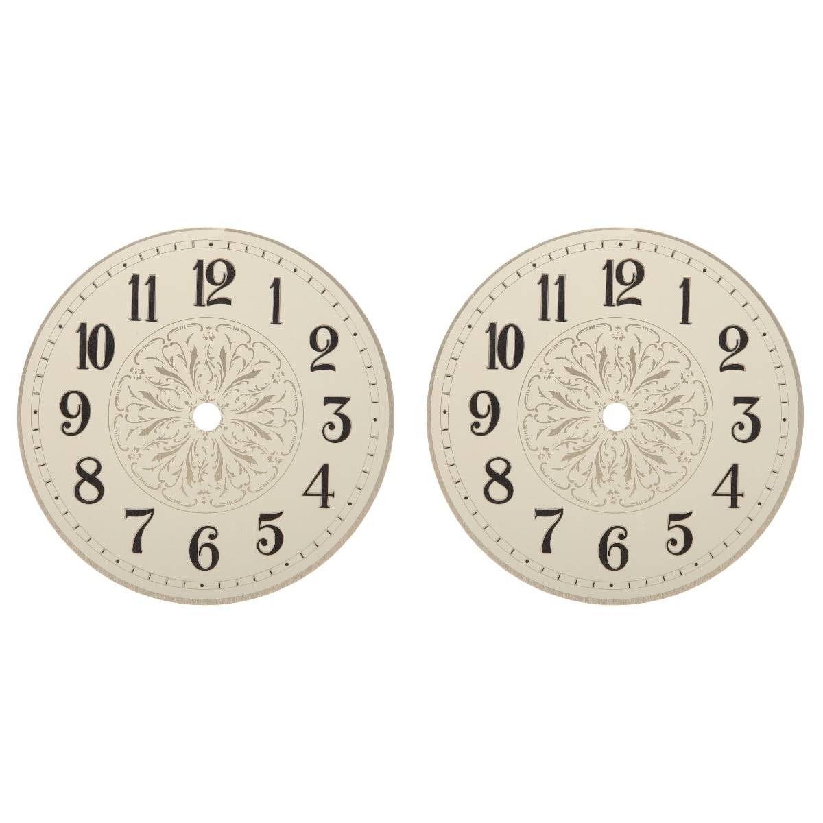 Worgeous 2pcs DIY Clock Dial Replacement Reusable Dial for Clock Making ...