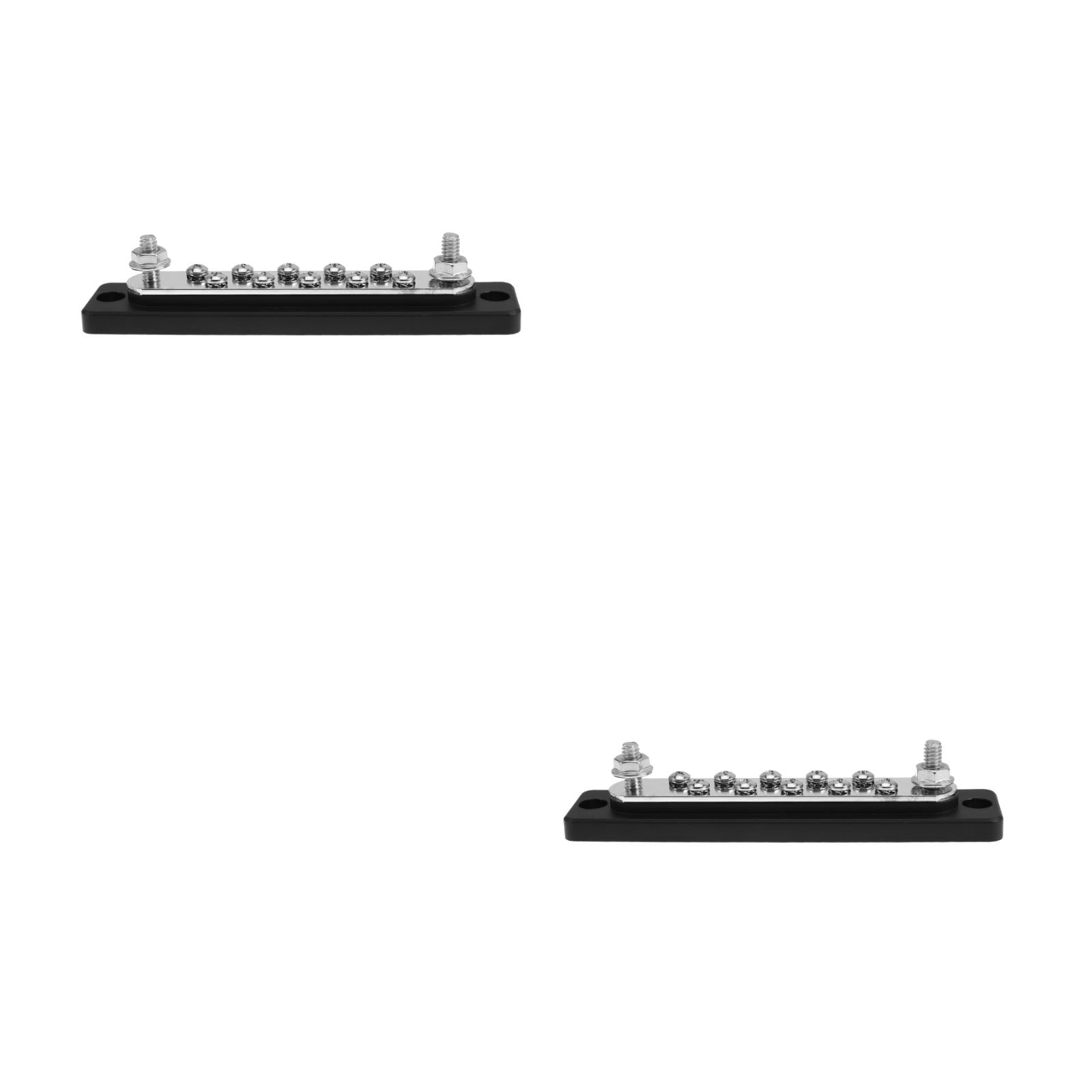 Worgeous 2pcs Distribution Block 150 Amp BusBar Terminals Junction ...