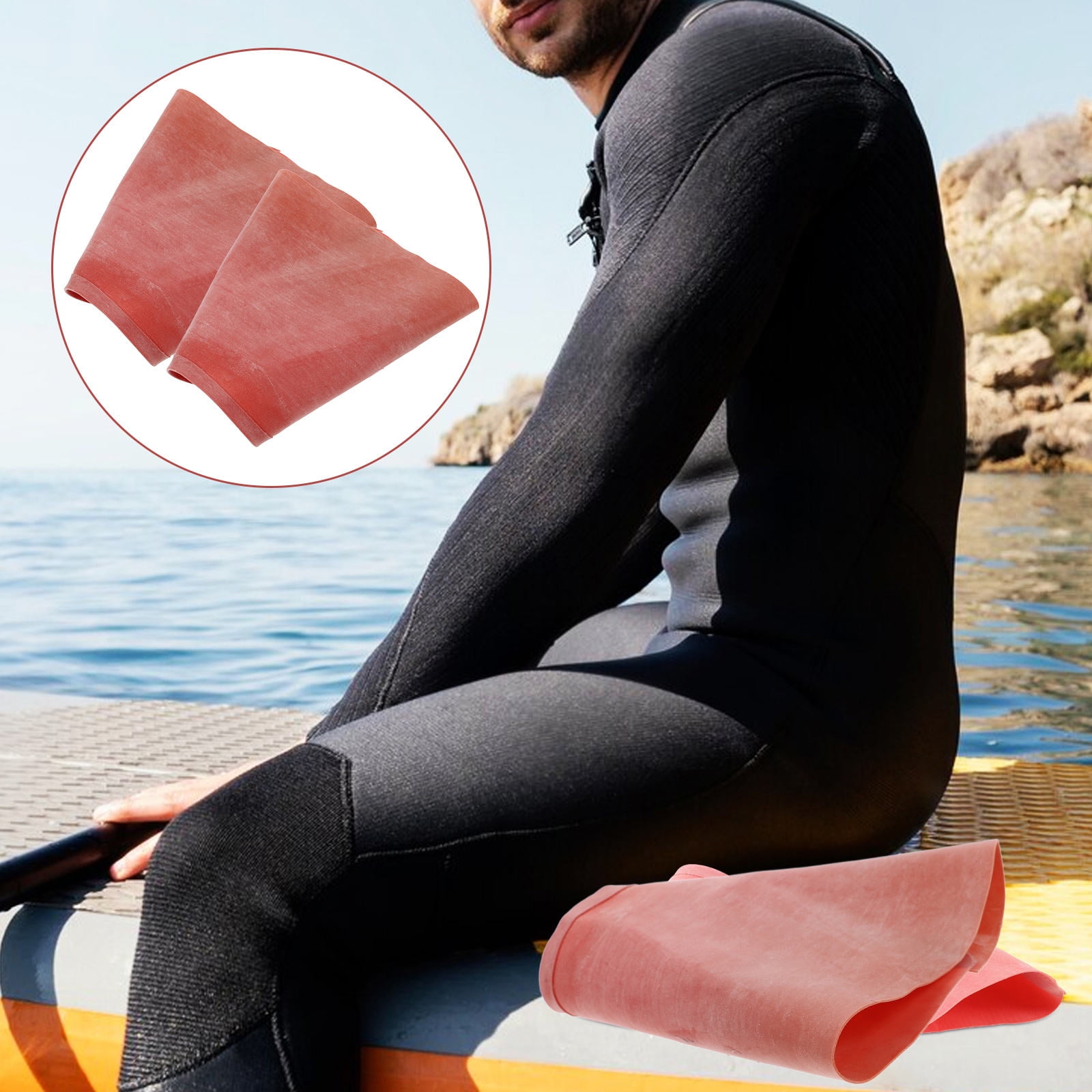 Worgeous 2pcs Diving Suit Cuff Wetsuit Cuff Replacement Waterproof ...