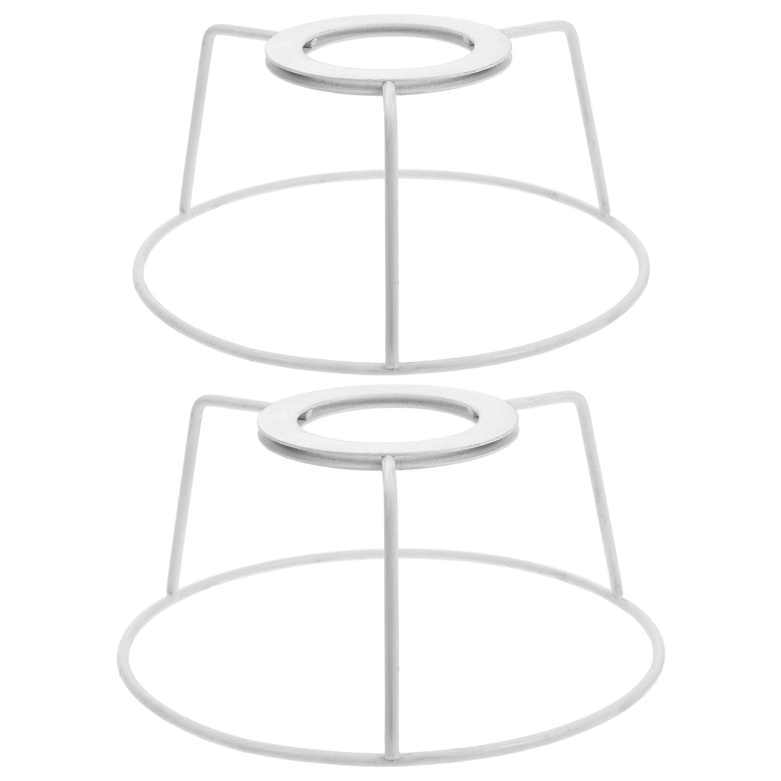 Worgeous 2pcs Diy Lampshade Frames Light Cover Cage Metal Wire ...