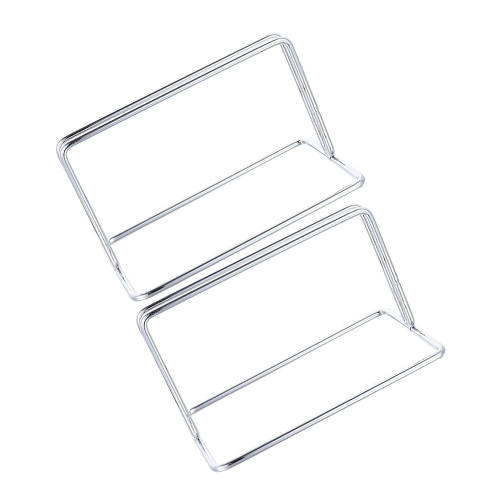 Worgeous 2pcs No Drill Desk Divider Bracket Office Privacy Panel Holder ...