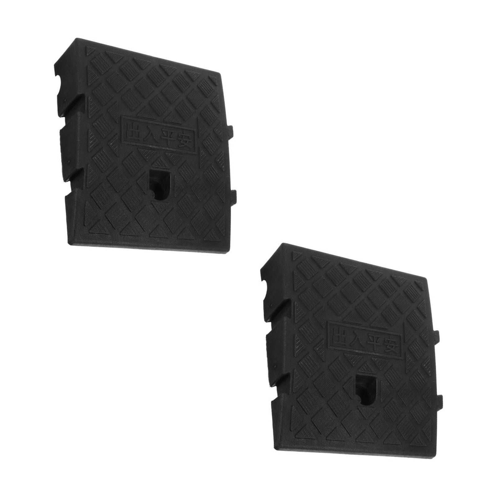 Worgeous 2pcs Driveway Curb Ramp Shed Ramp Home Threshold Ramp Sweeping ...