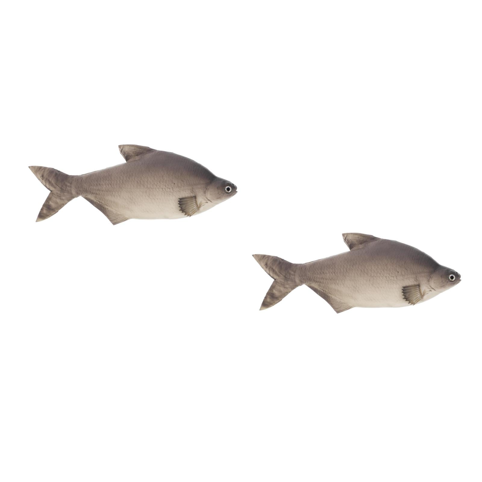 Worgeous 2pcs Fake Fish Display Prop Simulated Fish PU Model Aquarium ...