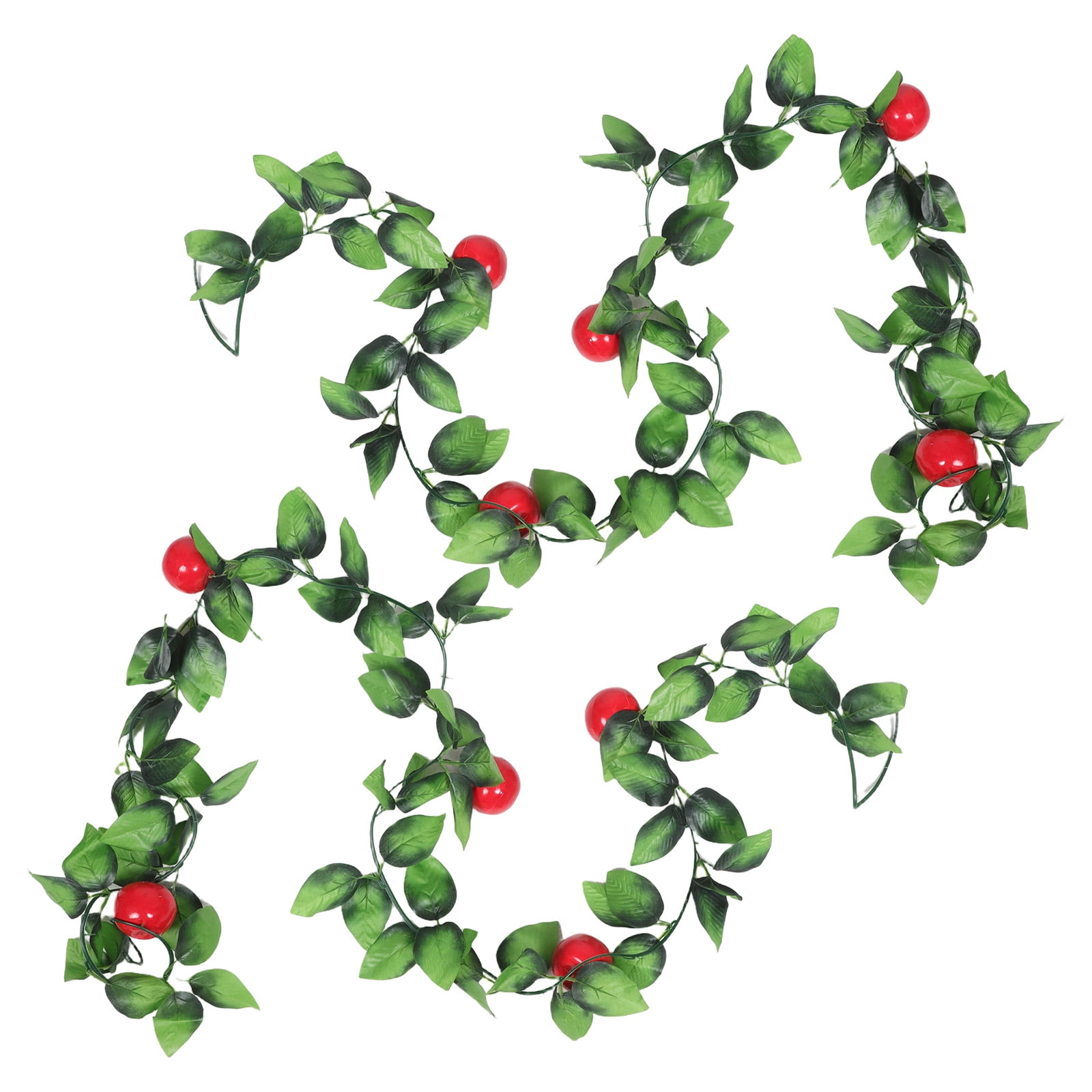 Worgeous 2pcs Fake Fruit Hanging Vine Plants Outdoor Simulated Plants ...