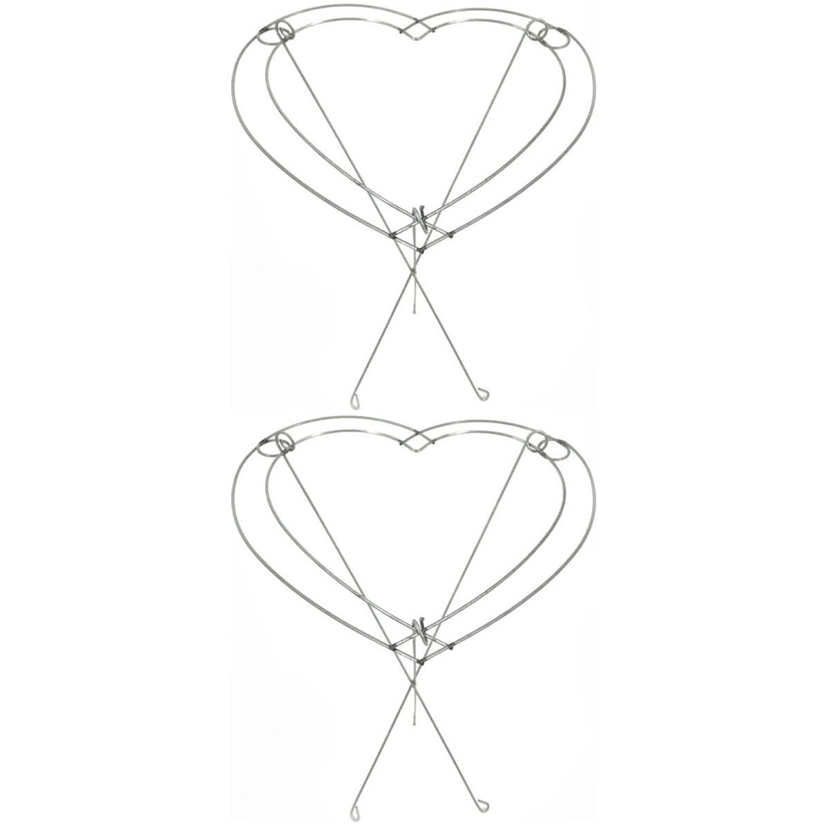 Worgeous 2pcs Flower Holder Metal Flower Frame Iron Flower Frame ...