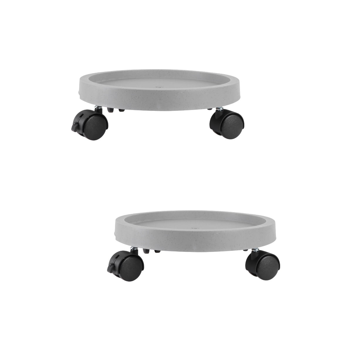 Worgeous 2pcs Flower Pot Base Removable Wheel Flower Stand Plastic ...
