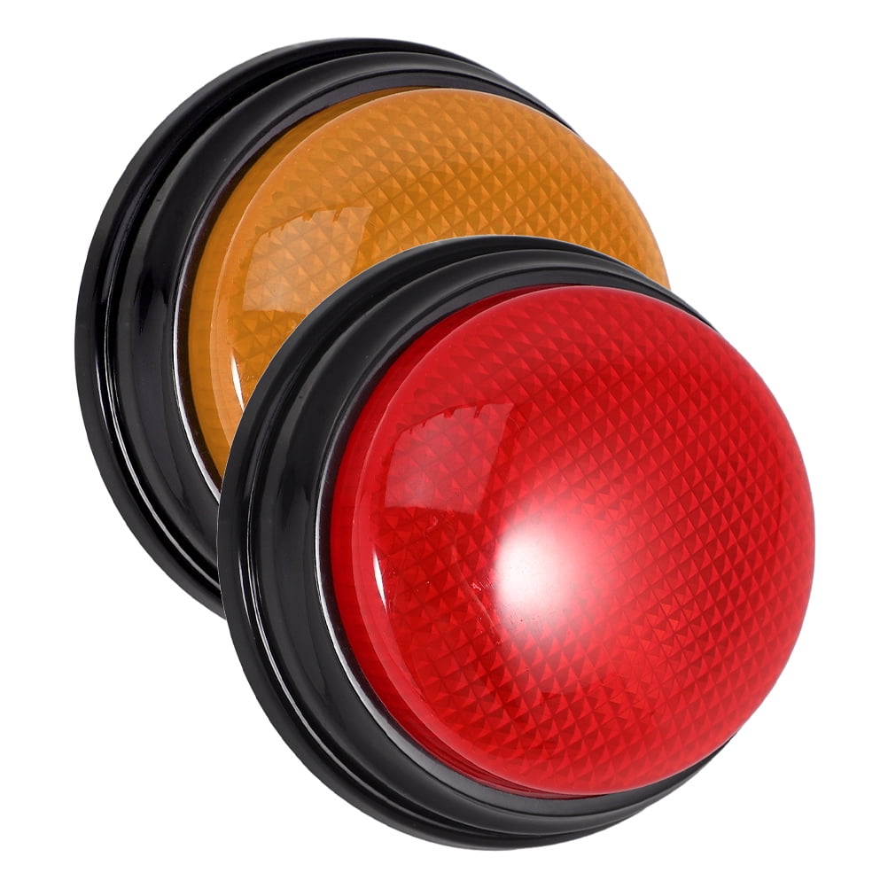 Worgeous 2pcs Funny Game Buzzers Plastic Answer Button with Sound and ...