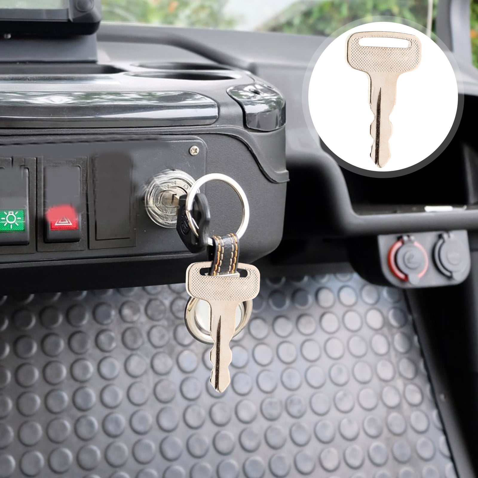 Worgeous 2pcs Golf Cart Keys Replacement Club Cart Keys Golf Cart ...