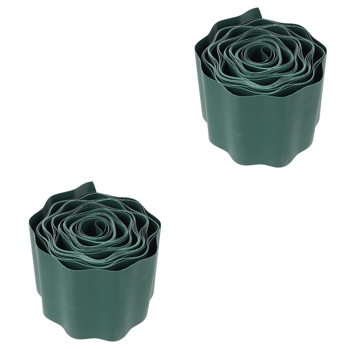 Worgeous 2pcs Green Garden Lawn Fence: Garden Guardrail Courtyard ...