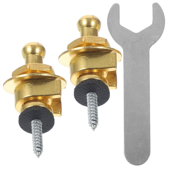 Worgeous 2pcs Guitar Strap Lock Locking Pins Strap End Buttons ...