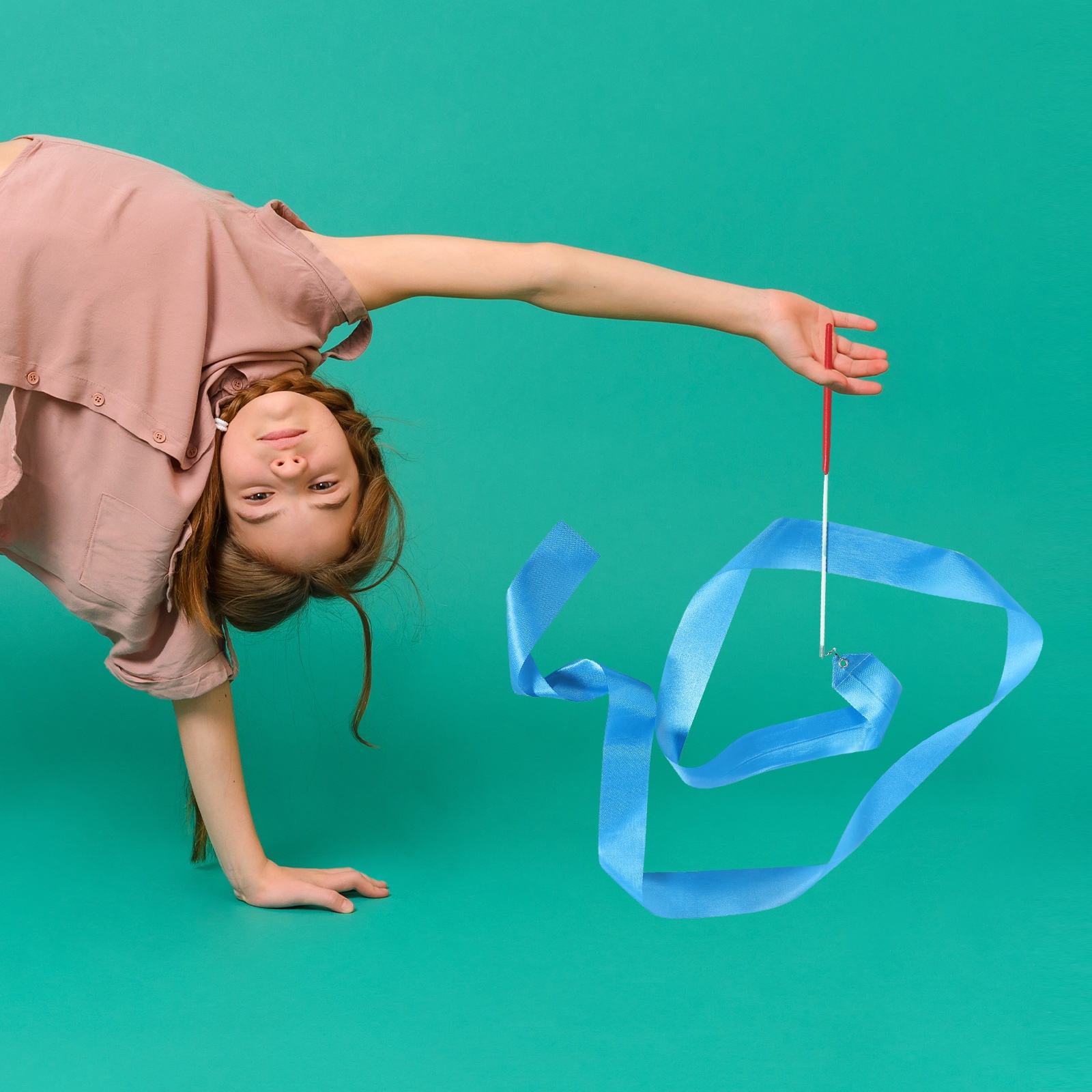 Masteelf 2pcs Gymnastics Exercise Ribbon Ribbons for Adults Girls ...