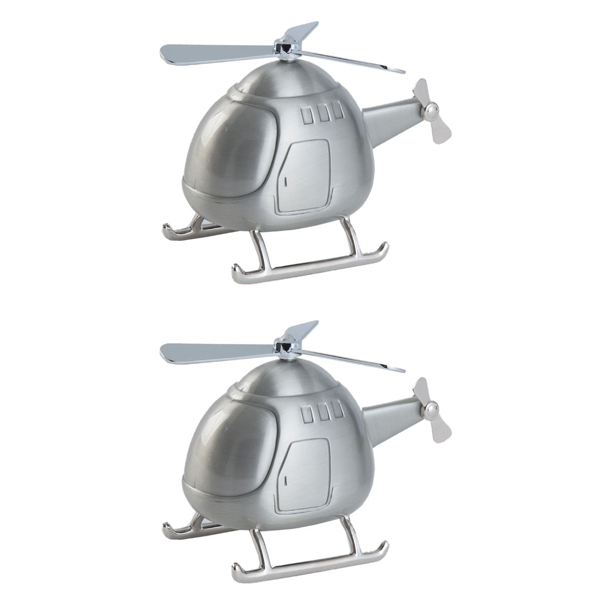 Worgeous 2pcs Helicopter Coin Bank Mini Piggy Bank Coin Saving Money ...