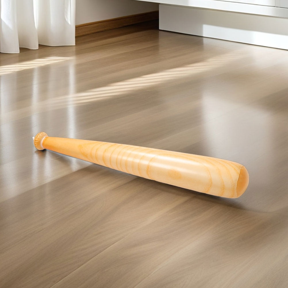 Worgeous 2pcs Inflatable Baseball Bat Pvc Wood Grain Blow Up Baseball ...