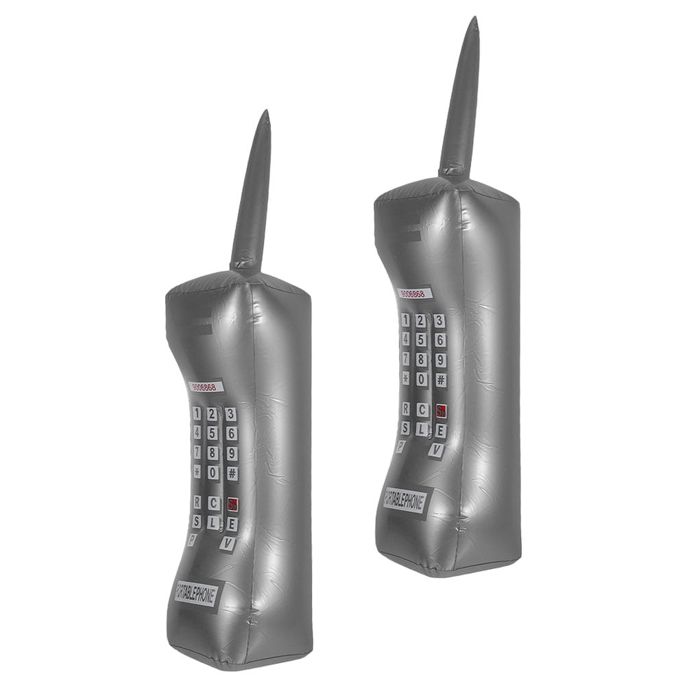 Worgeous 2pcs Inflatable Phone 80s 90s Party Decorations Hip Hop Music ...