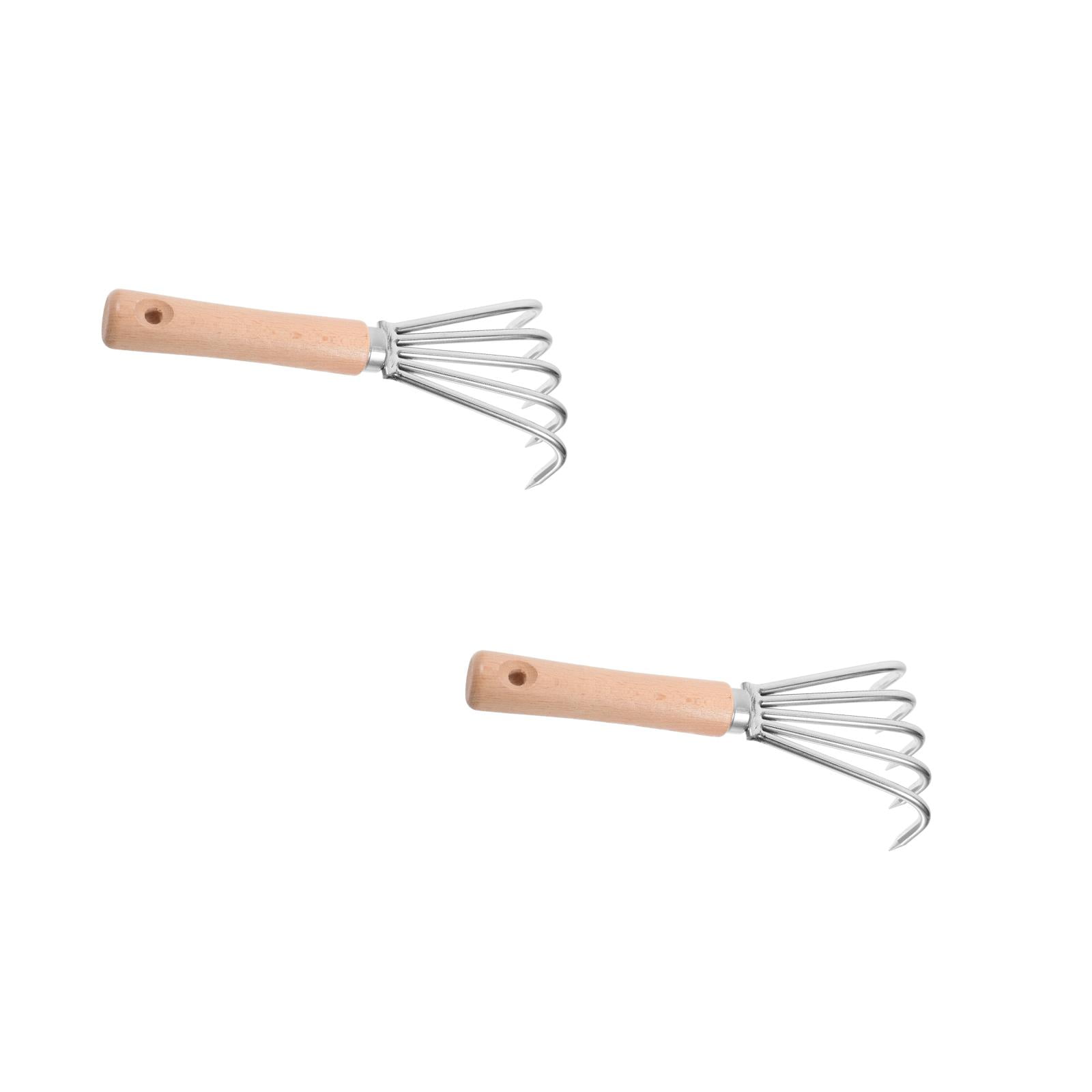 Worgeous 2pcs Japanese Weeding Tool Stainless Steel Ninja Rake ...