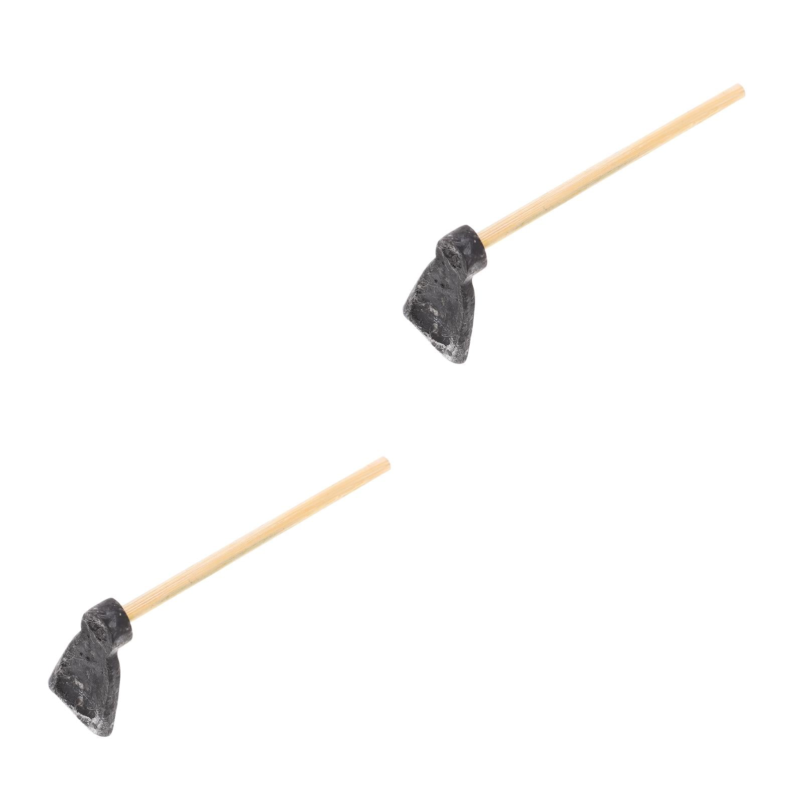 Worgeous 2pcs Miniature Hoe Dollhouse Mini Plastic Hoe Mini Hoe Model ...