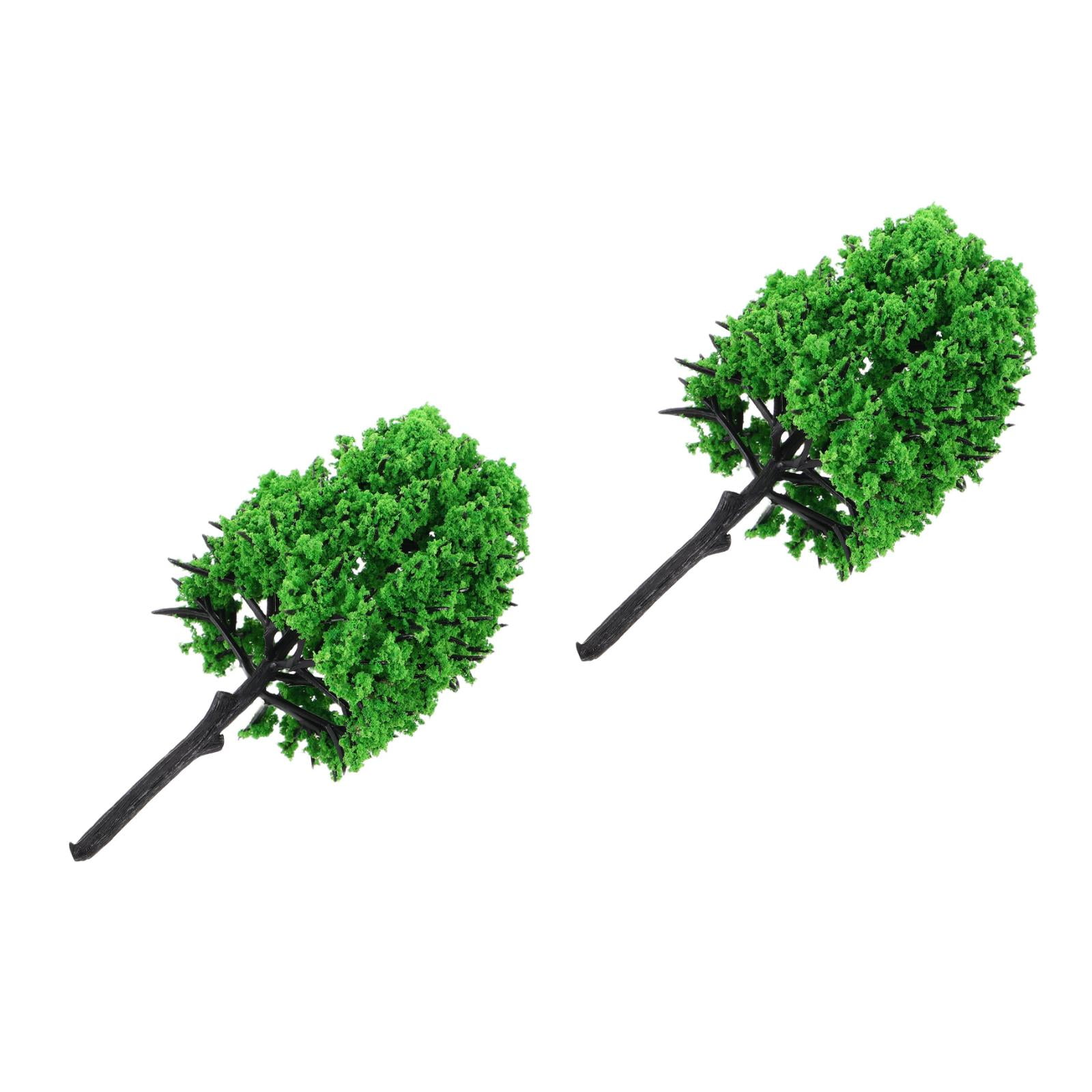 WORGEOUS 2pcs Mixed Model Trees for Diorama Model Railroad Trees ...