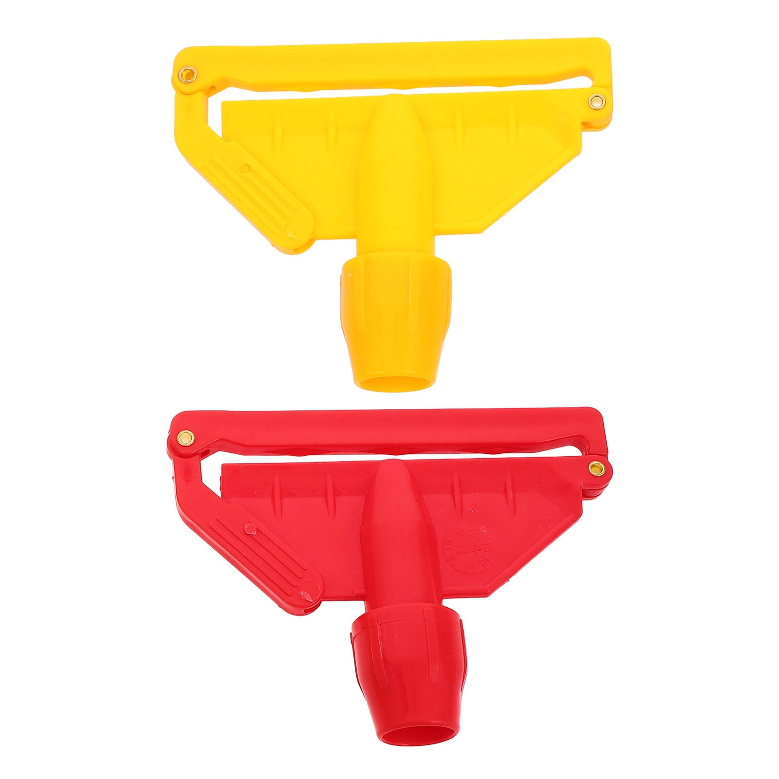 Worgeous 2pcs Mop Dust Pusher Head Rotating Mop Part Pole Clip Mop Rod ...