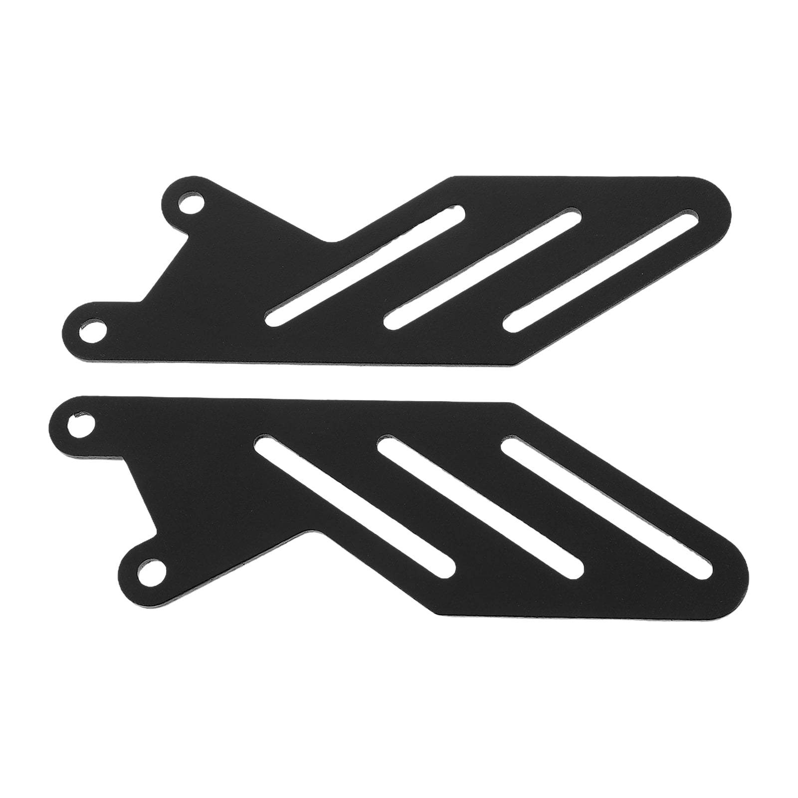 Worgeous 2pcs Motorcycle Foot Peg Side Plate Protectors Universal Fit ...