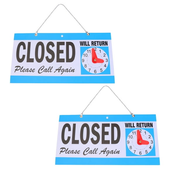 Shop Open and Closed Signs for Business in Bright and Wooden Styles