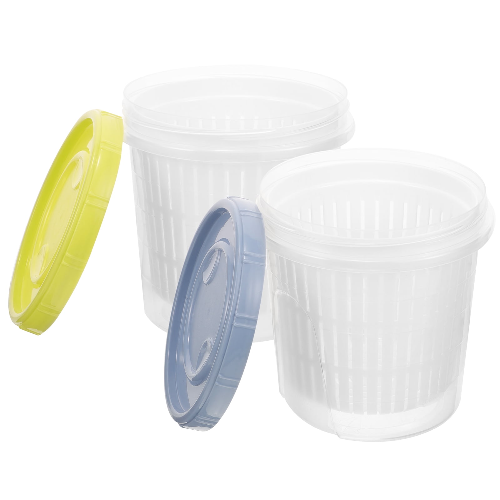 Pickle Jar with Strainer Insert for Home Use Airtight PP Container with ...