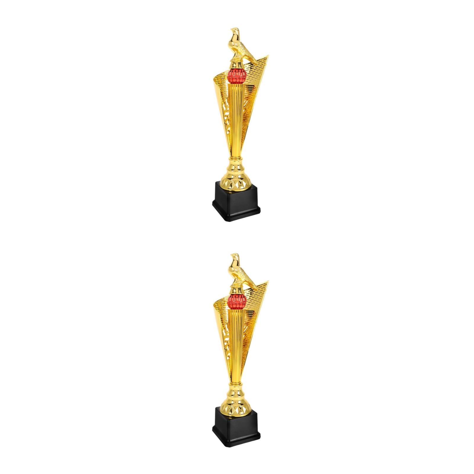 Worgeous 2pcs Pigeon Trophy Plastic Gold Small Trophy Cups Golden Award ...