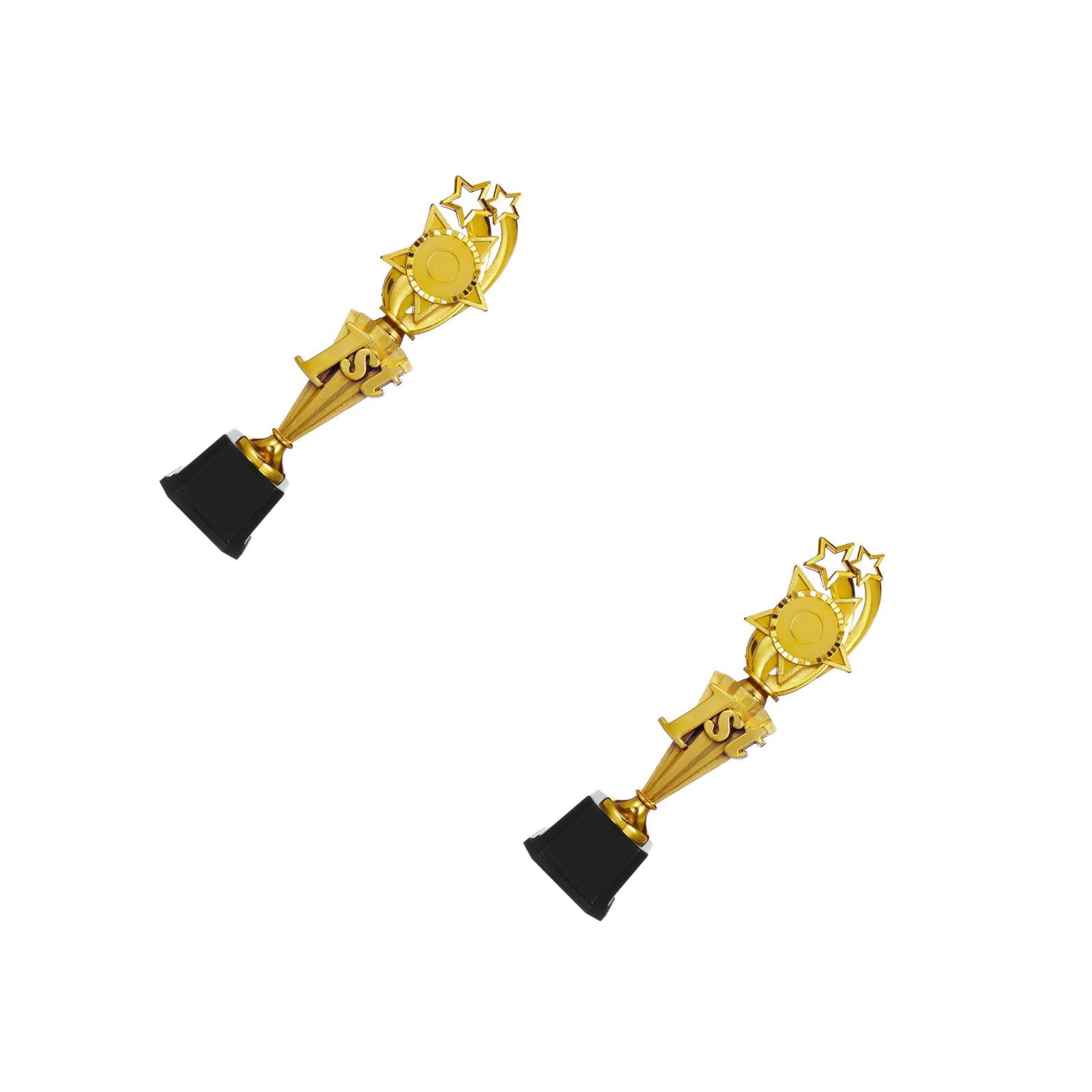 Worgeous 2pcs Plastic Competition Trophy First Place Star Trophy ...