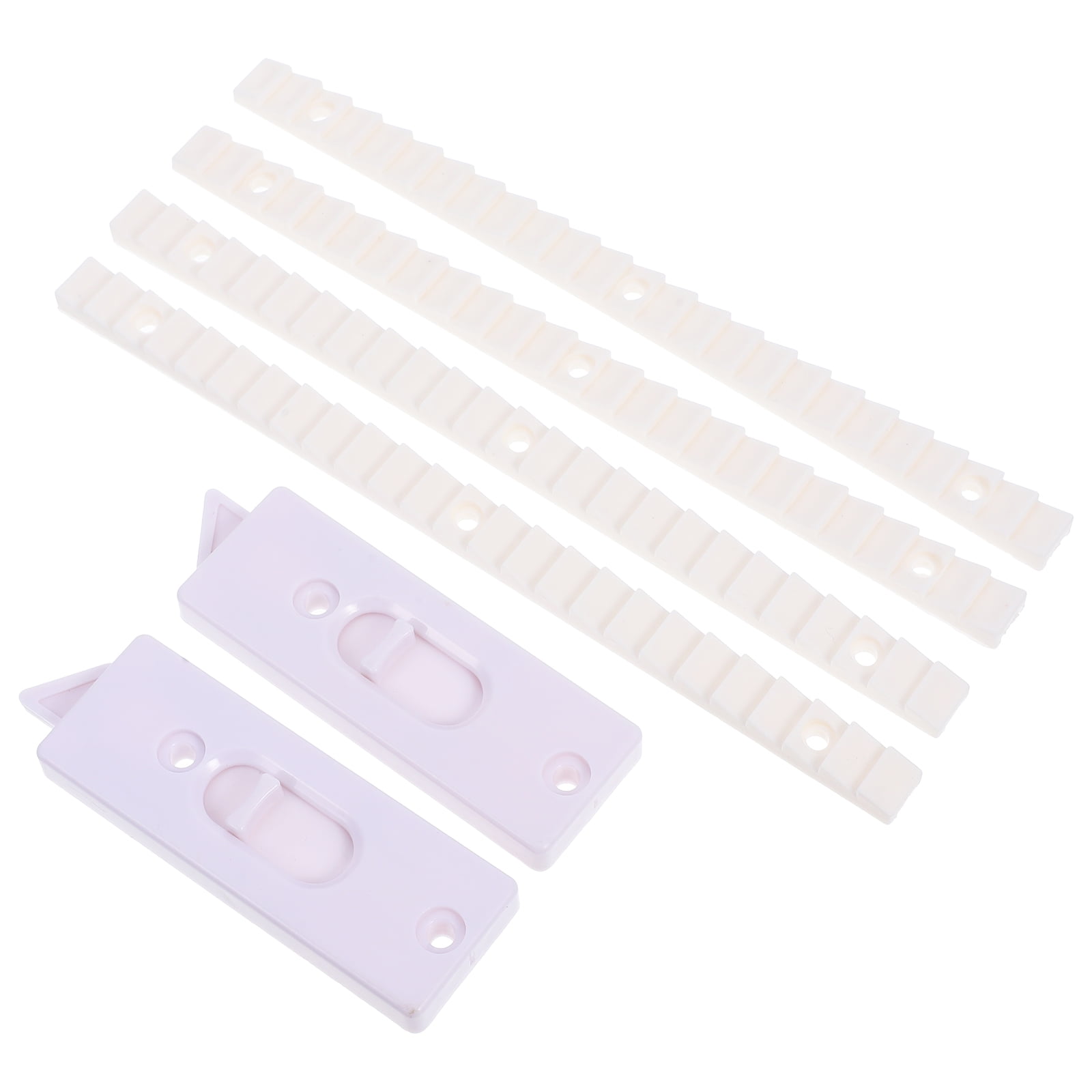 Worgeous 2pcs Plastic Construction Snap-In Latch Pairs Spring Loaded ...