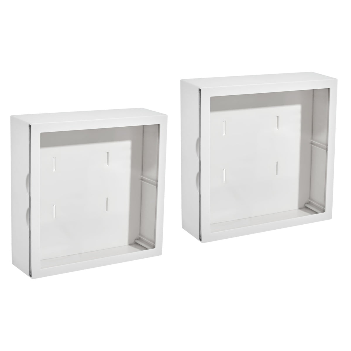 Worgeous 2pcs Plastic Display Case Wall Showcase for Collectibles Toys ...