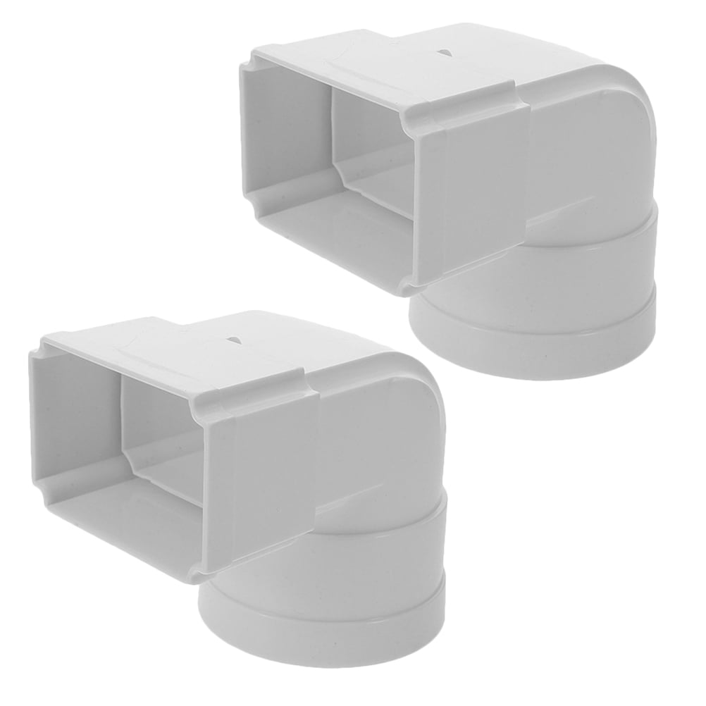 Worgeous 2pcs Plastic Downspout Adapter Gutter Rain Gutter Adapters ...