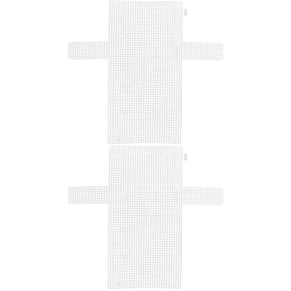 Worgeous 2pcs Plastic Mesh Sheet Bag Mesh Sheet Embroidery Mesh Sheet ...