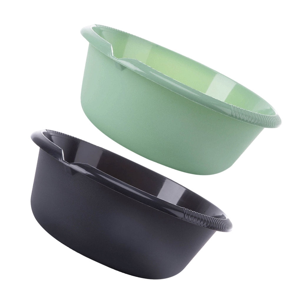 Worgeous 2pcs Plastic Multi-use Washing Basin Face Thicken Washing ...
