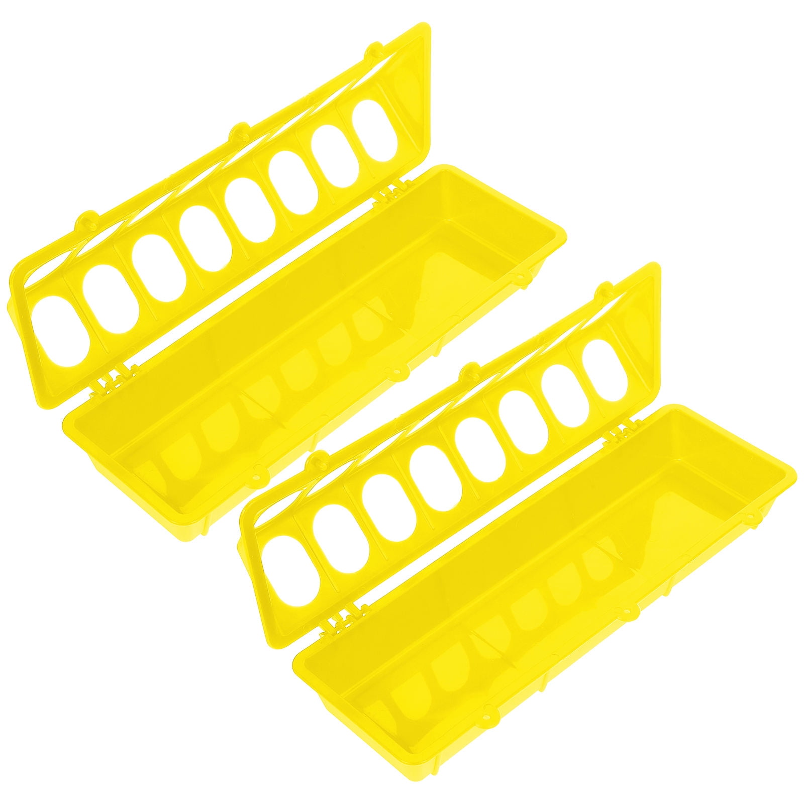 Worgeous 2pcs Plastic Pigeon Feeders Pigeon Cage Boxes Plastic Pigeon ...