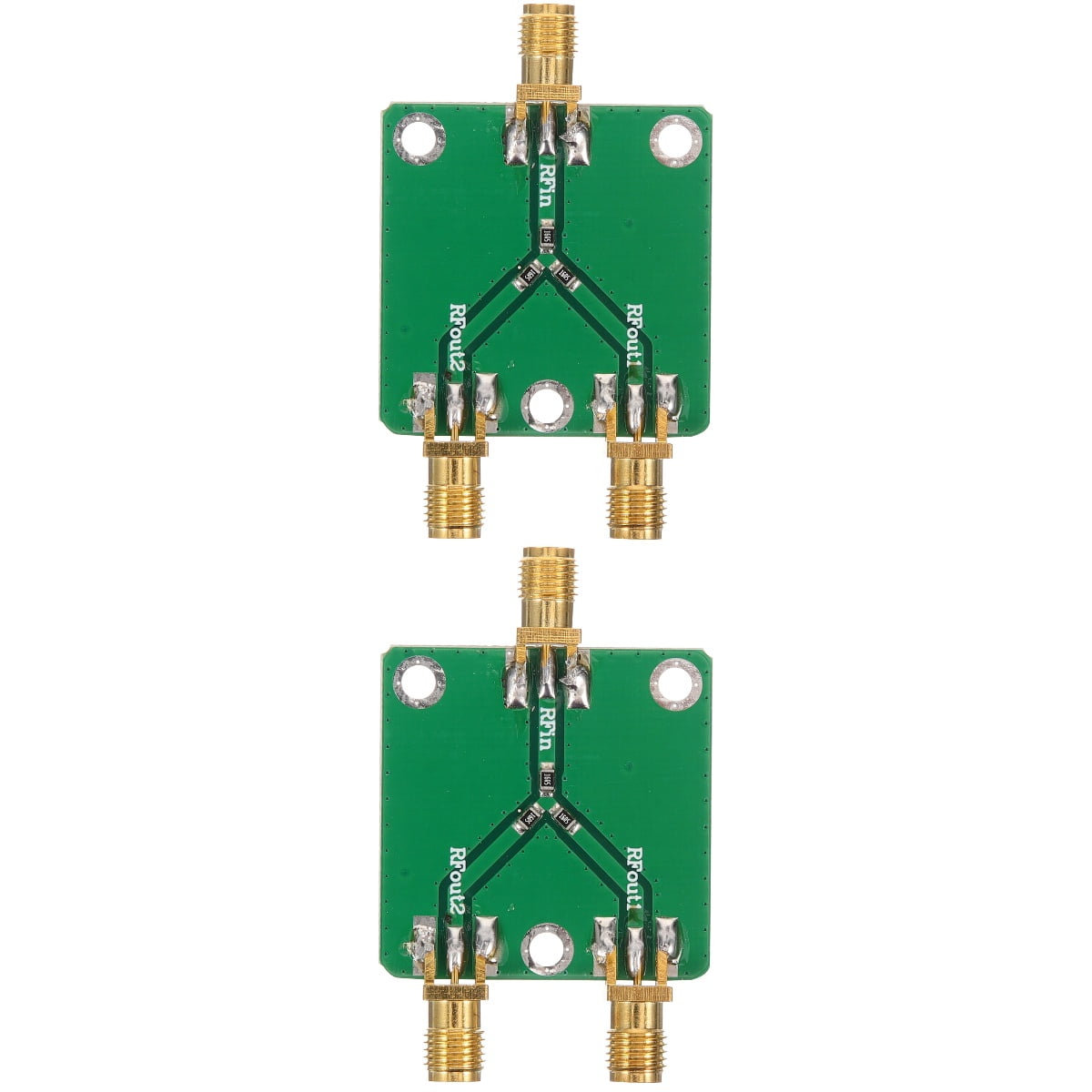 Worgeous 2pcs Power Splitter Coaxial Cable Splitter Combiner Power Distributor Module Board ...