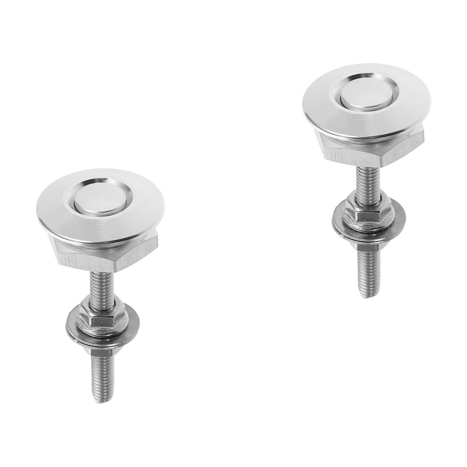 MLINS 2pcs Quick Latch Hood Pin Bumper Release Hook Vehicle Car Bonnet ...