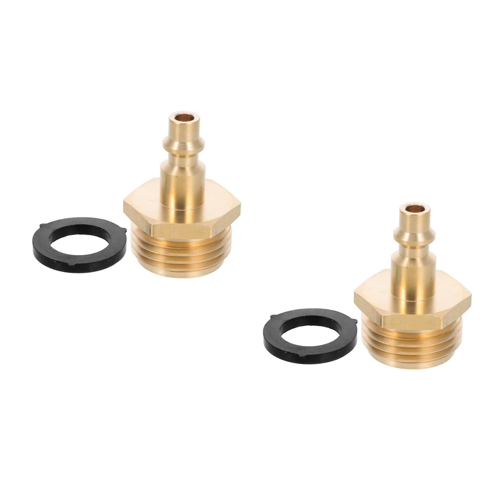 Worgeous 2pcs RV Winterizing Plug Adapter Air Compressor Fitting Quick ...